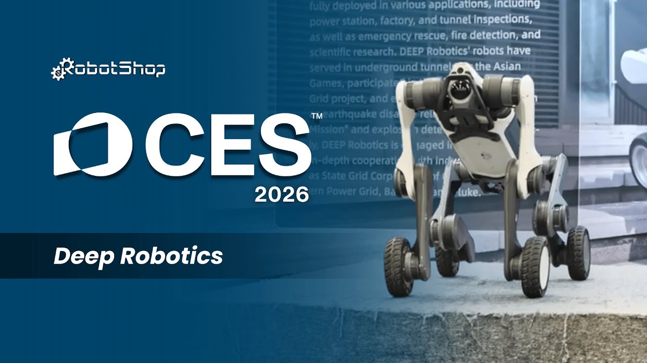 CES 2026 | DEEP Robotics: Lynx M20 Pro Wheeled-Legged Robot - YouTube