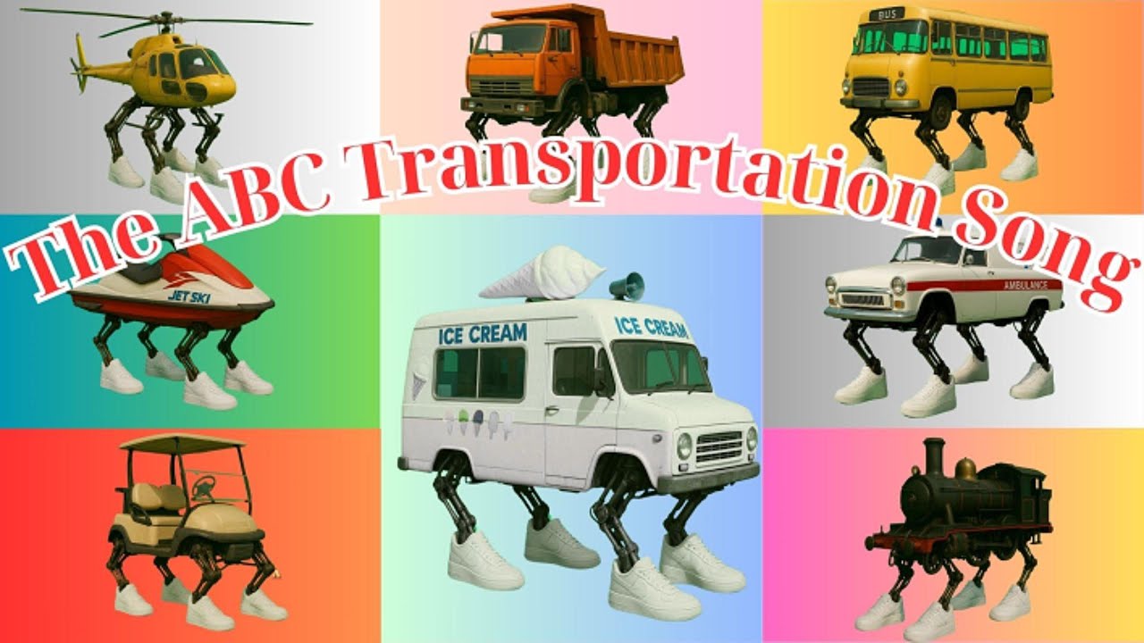 ABC Vehicles A–Z 🚗🚀 | Brainrot Meme Transport with Shoes 😂 | Fun ...