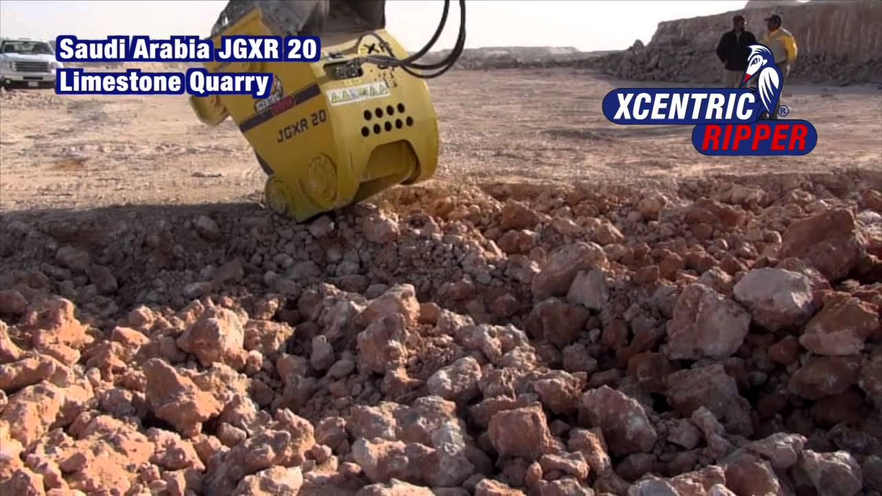 Saudi Arabia JGXR 20 Limestone Quarry - YouTube