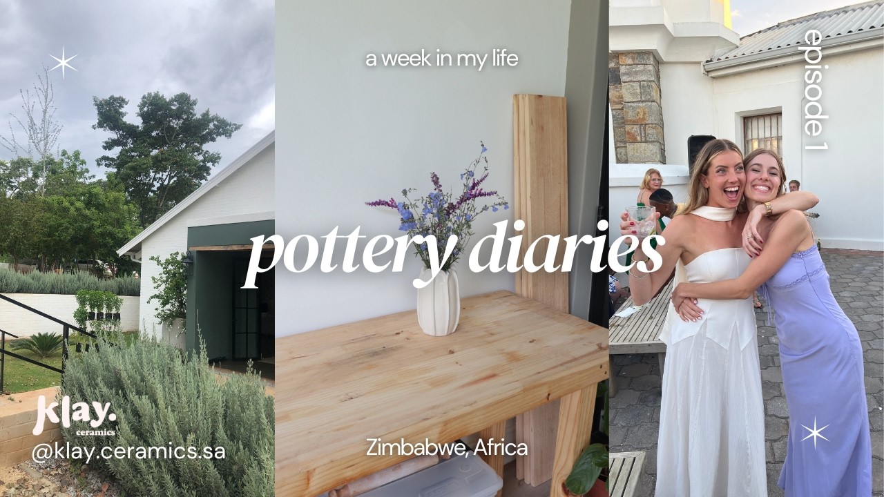 Setting up a Pottery Studio At Home in Zimbabwe, Africa ~ a week in my ...