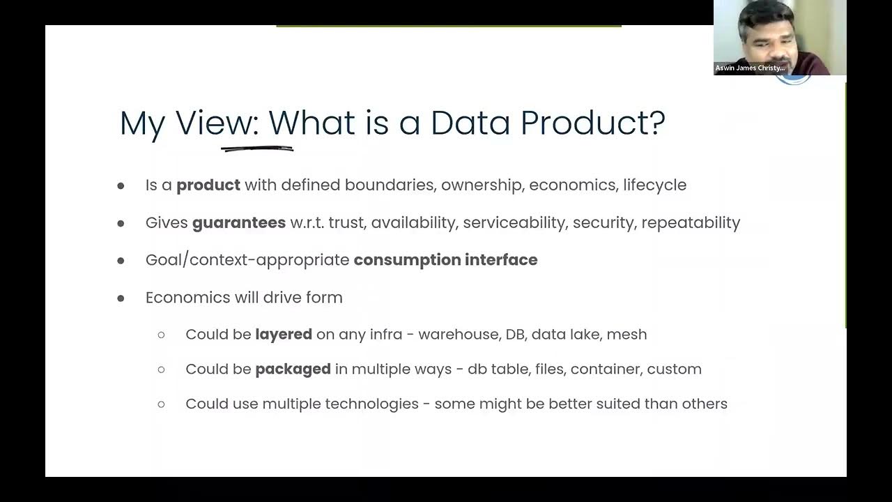 Lifecycle of a Data Product with Dr.Venkat Pingali, Co-Founder Scribble Data - YouTube