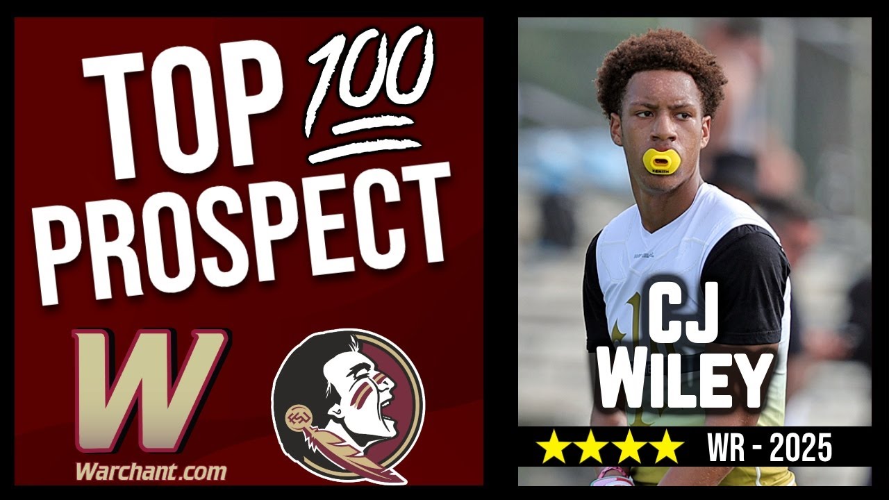 CJ Wiley four star WR, set to officially visit FSU | FSU Recruiting ...