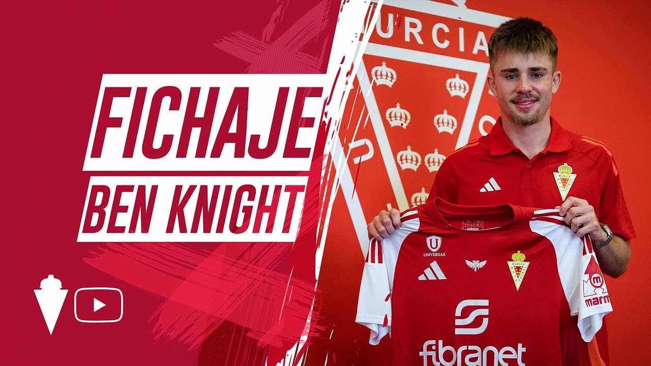FICHAJE | Ben Knight, juventud y desborde para el extremo derecho del Real Murcia - YouTube
