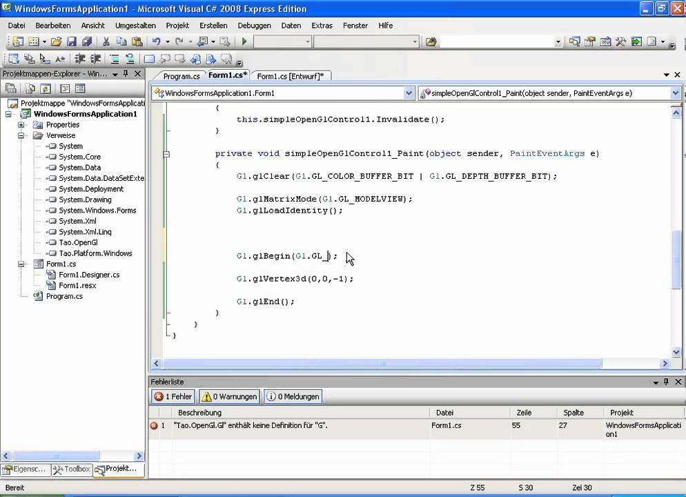 OpenGL in C# Tutorial 2: Formen, Farben und ein bisschen Bewegung - YouTube