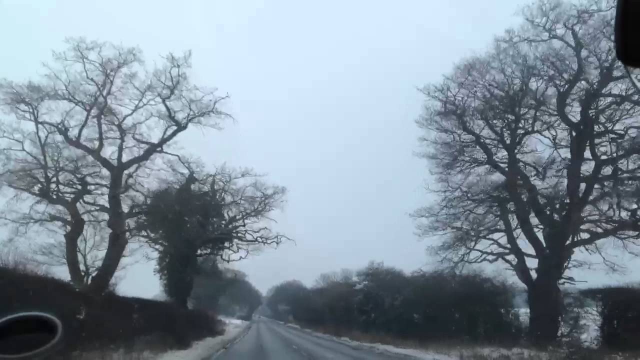 Snow in Norfolk,United kingdom - YouTube
