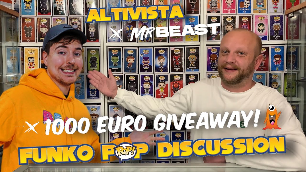 FUNKO POP REVIEW | Shout Out | MrBeast | 1000 Euro Giveaway - YouTube