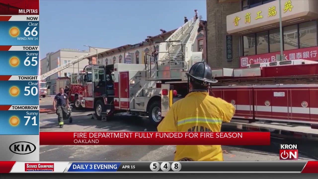 Oakland fire stations fully staffed ahead of fire season - YouTube