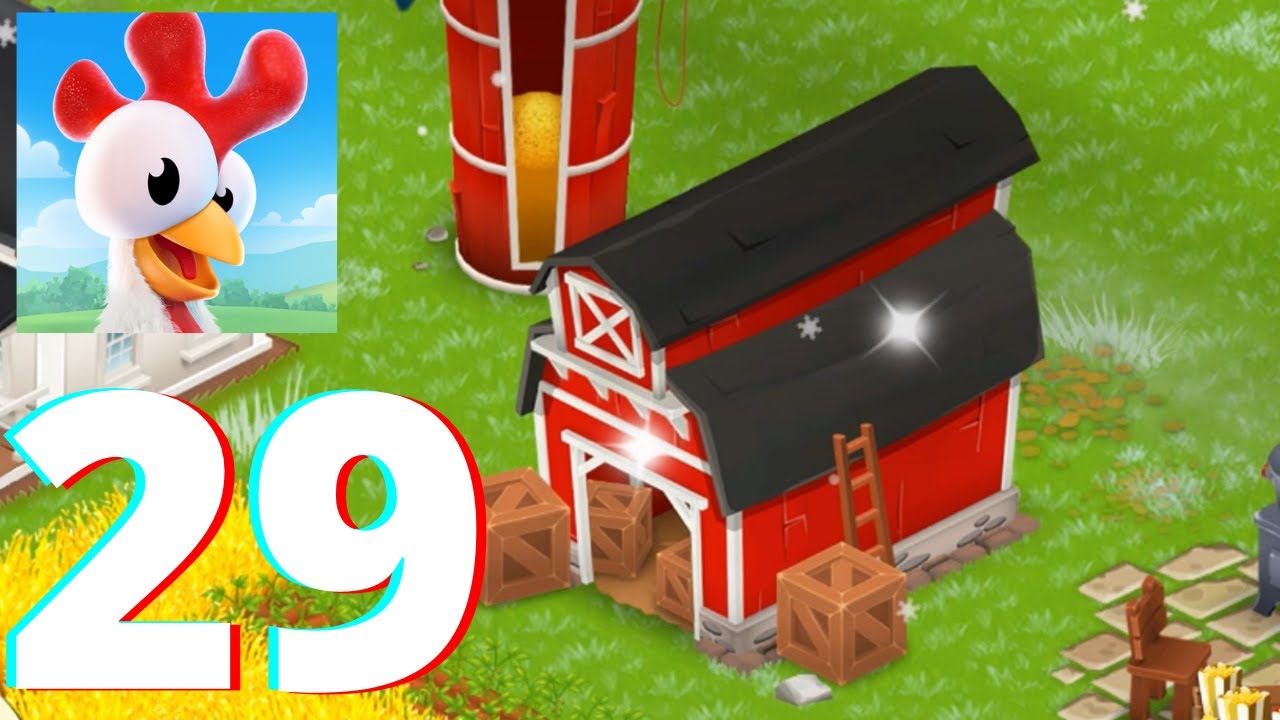 Hay Day - Gameplay Walkthrough Part 29 - Level 19 Barn Upgrade 175 ...