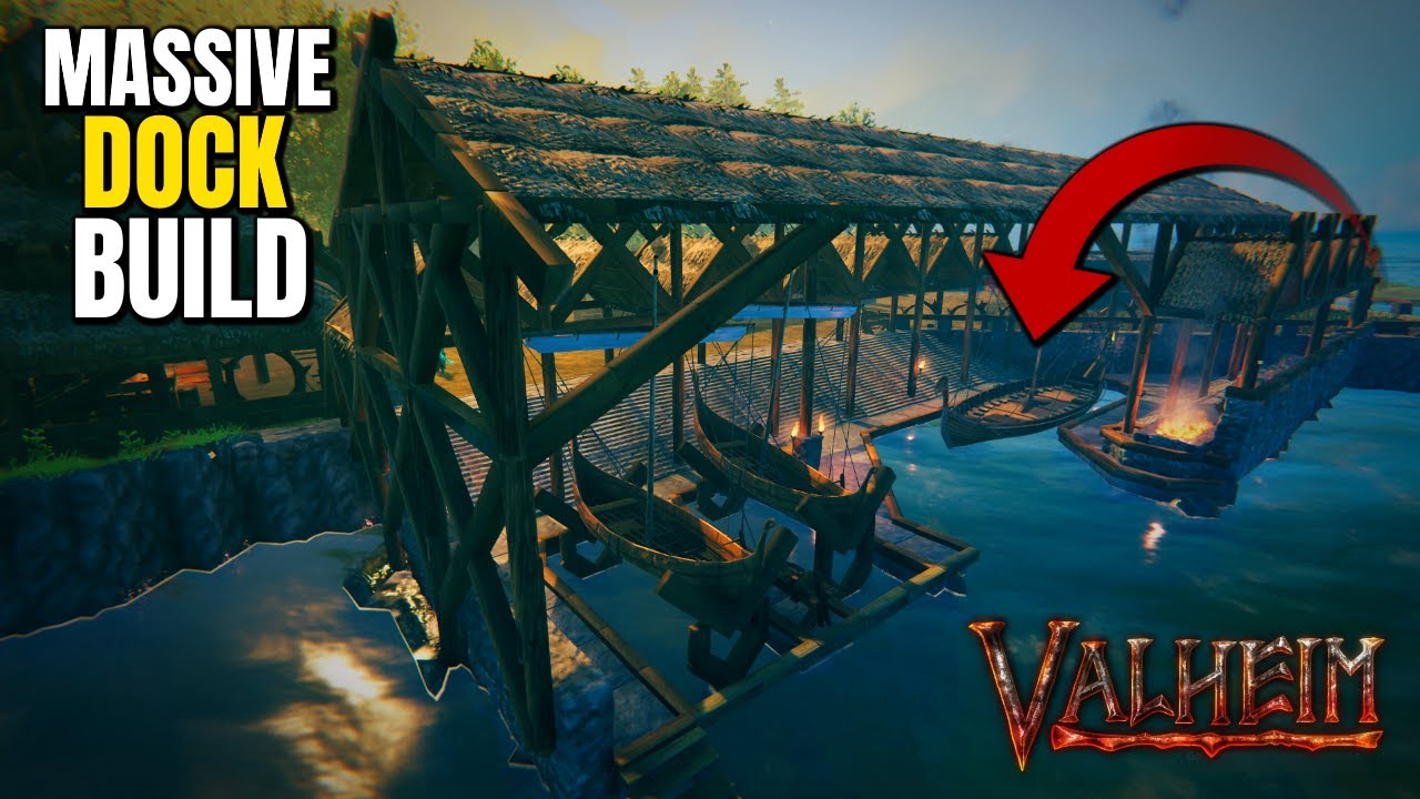 I Built A Massive Dock - Velheim - YouTube