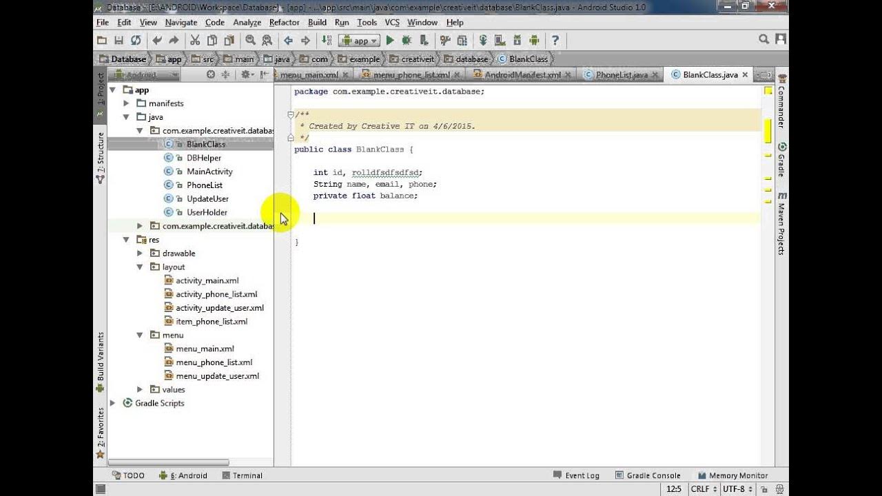 Android Tutorial 13 : getter,setter , method overloading,overriding ...
