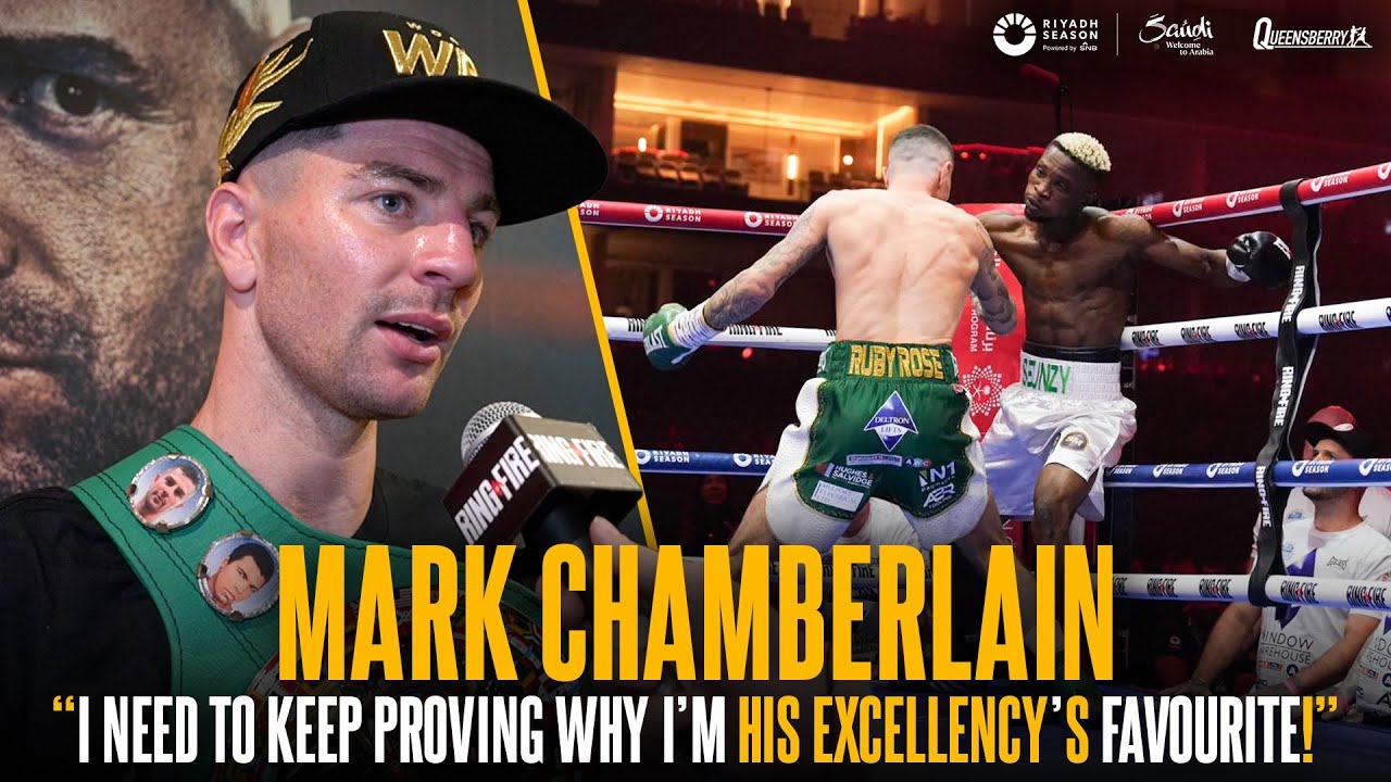 “I need to keep proving why I’m His Excellency’s favourite!” Mark Chamberlain wants World Title ...