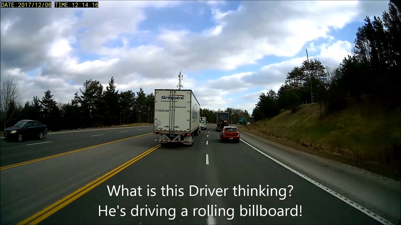 Aggressive Gregoire Transport Driver - YouTube