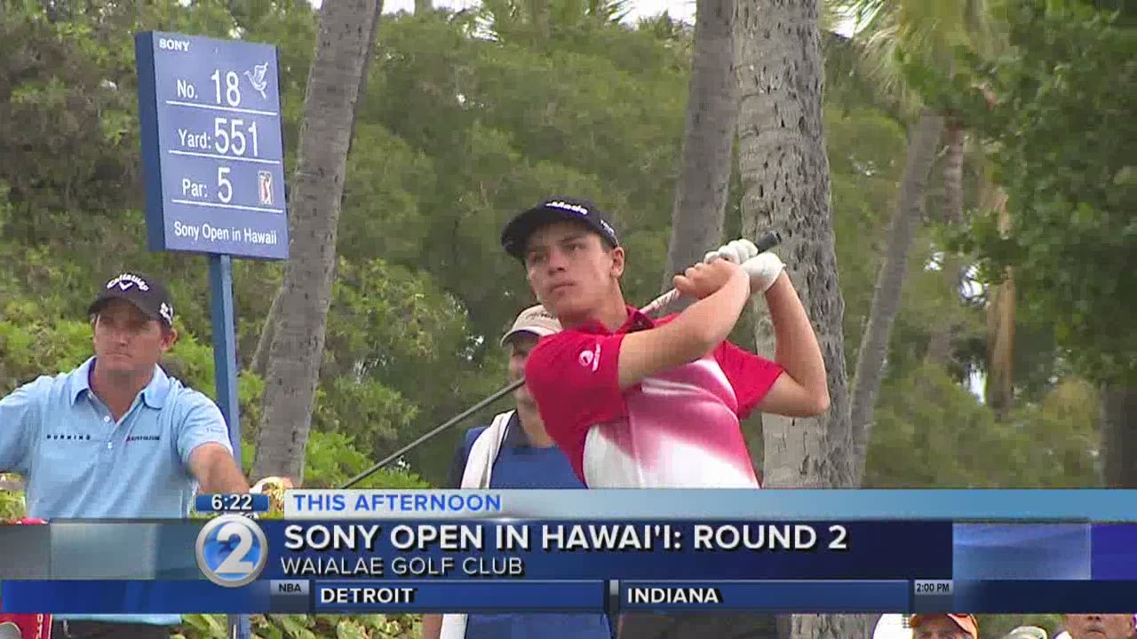 Kyle Suppa makes first cut at Sony Open - YouTube