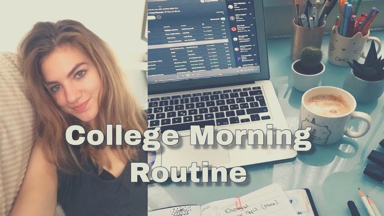 College Morning Routine 2020: makeup, healthy breakfast - YouTube