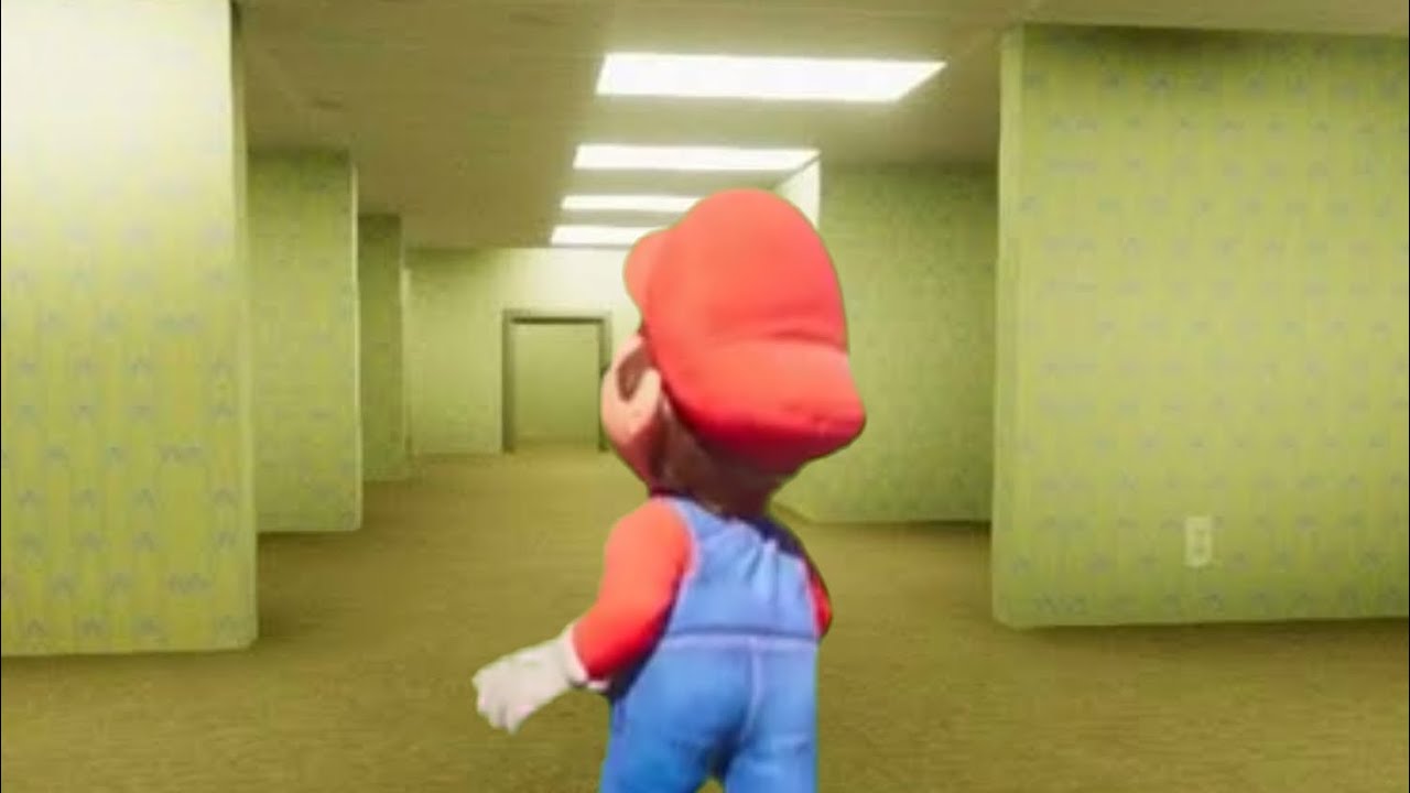 mario en los backrooms (super mario bros la película) - YouTube