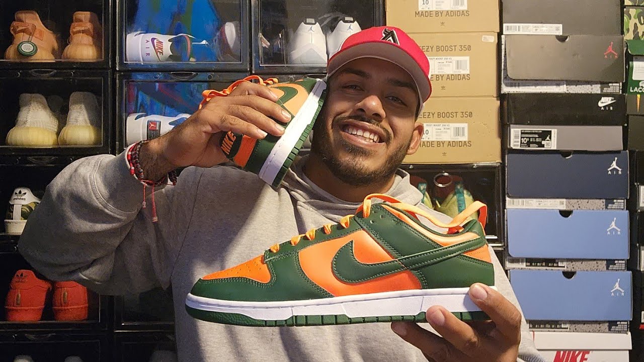 I Found Miami Hurricane Dunks sitting at the Nike store in San ...