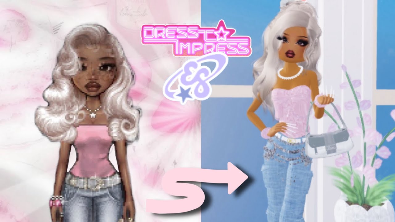 Using EVERSKIES avatars in DRESS TO IMPRESS! - YouTube