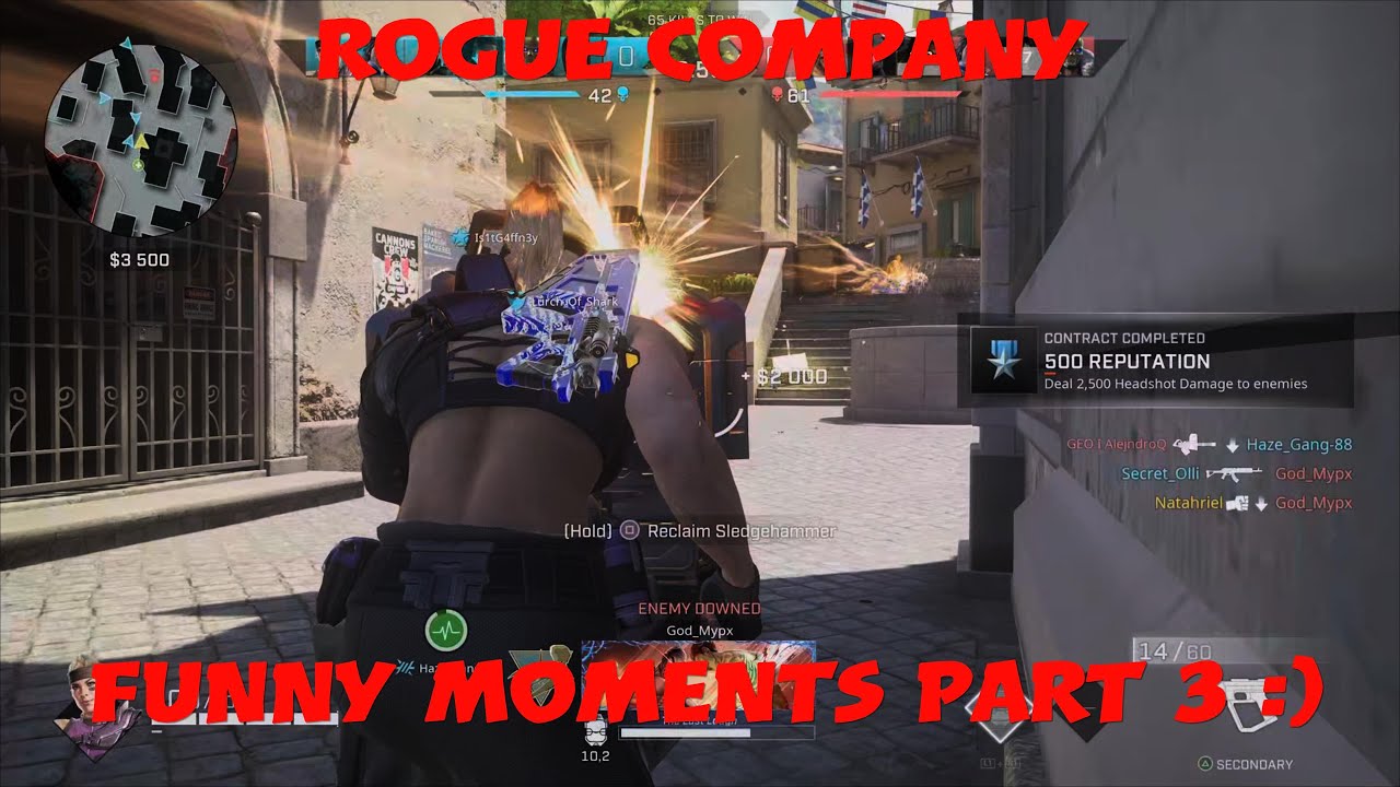 Rogue Company - funny moments part 3 :) - YouTube