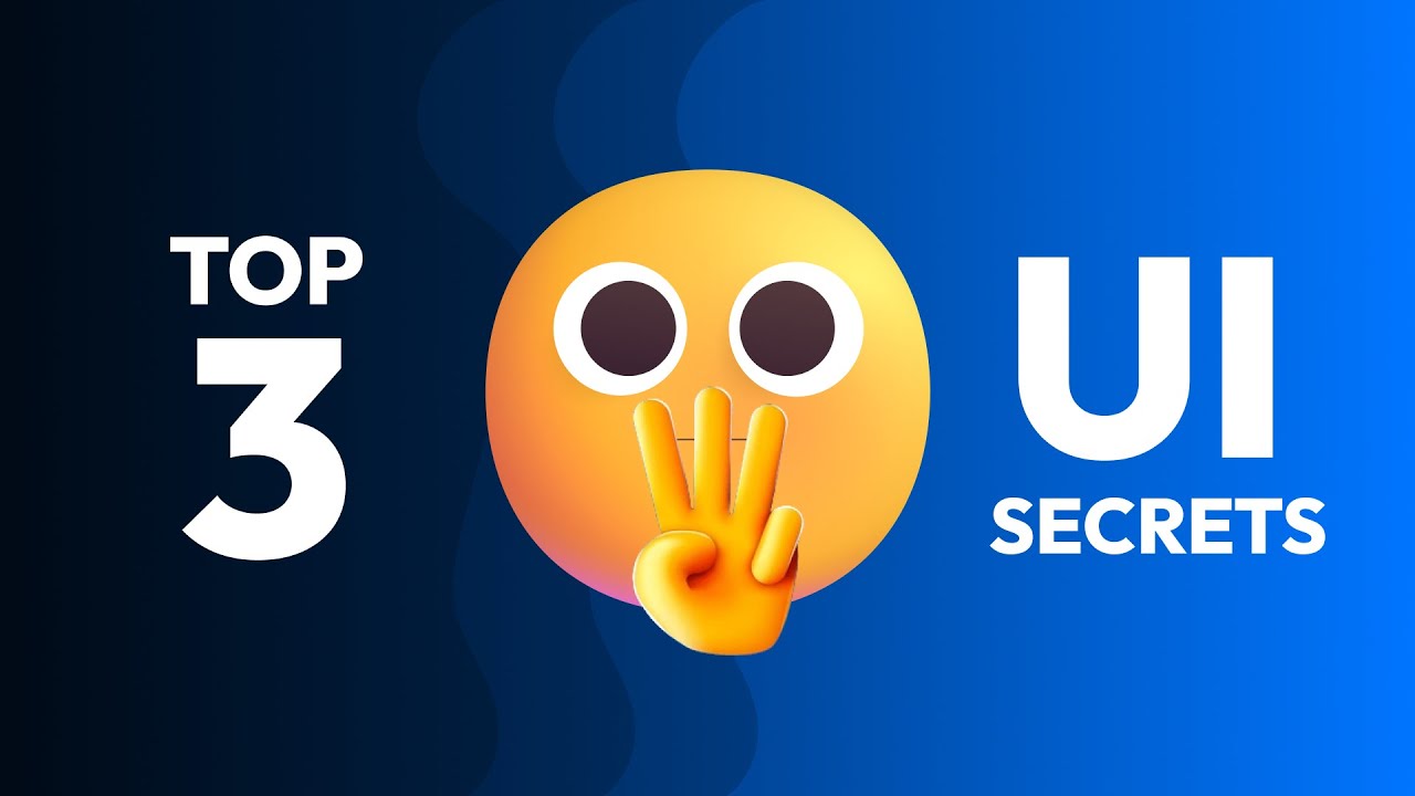 3 GOD-TIER UI Design Hacks That’ll Blow Your Mind in 1 Min 🔥🎯 - YouTube