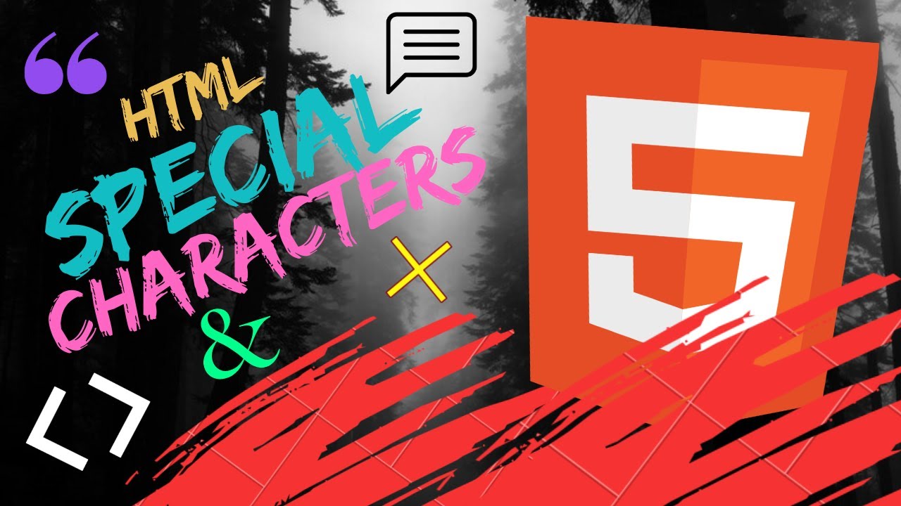 Special Characters HTML YouTube special-characters-html-youtube
