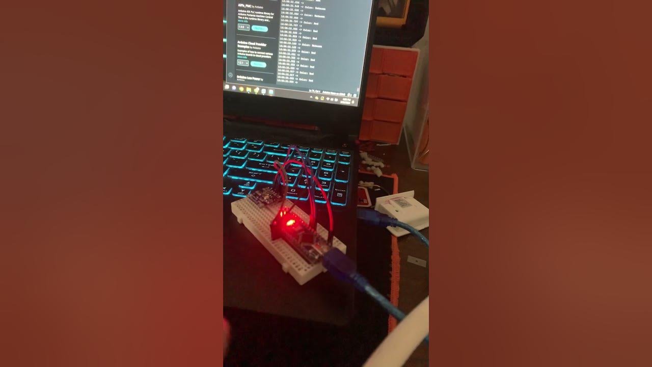 Arduino color sensor puzzle - YouTube