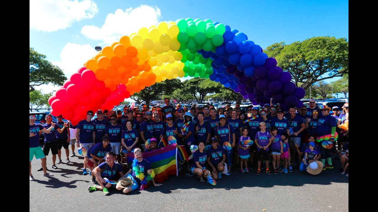 Honolulu Pride Parade 2017 - YouTube