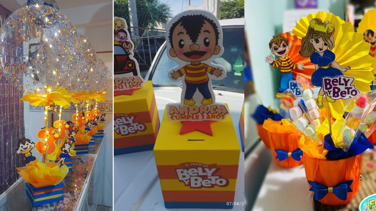Centro De Mesa Bely Y Beto Invitaciones Para Fiestas Infantiles Sexiz Porn Sex Picture