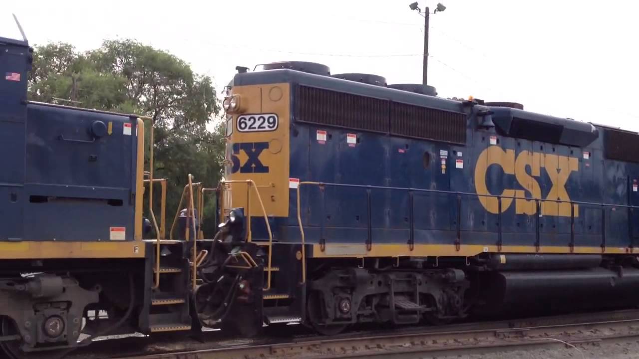 A Day in the CSX Yard - YouTube