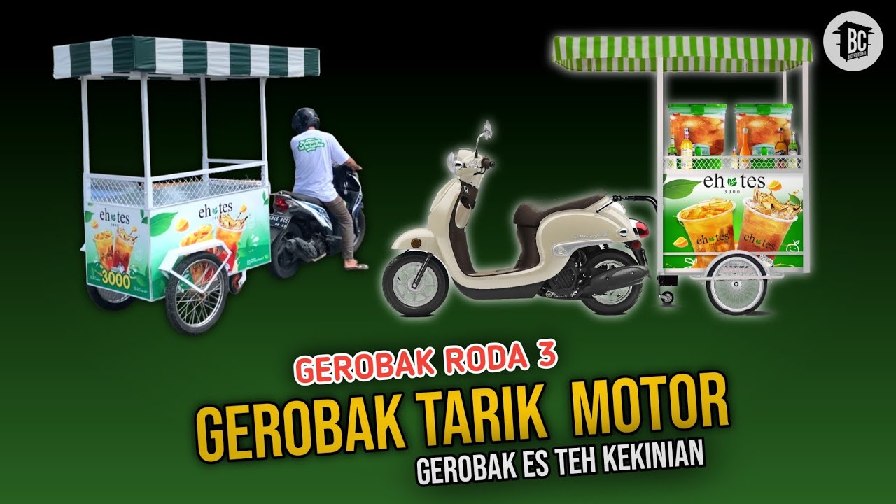 Gerobak Motor Roda 3 | VIRAL PALING LARISS ‼️KEKINIAN DAN KOKOH | Jasa ...