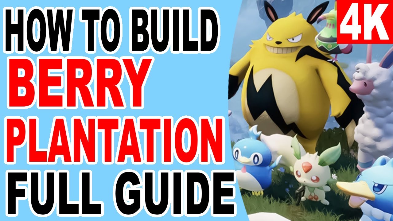How to Build Berry Plantation - Palworld - YouTube