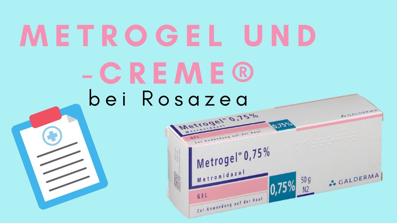 Arzneimittel bei Rosazea // Metrogel® und Metrocreme® - YouTube
