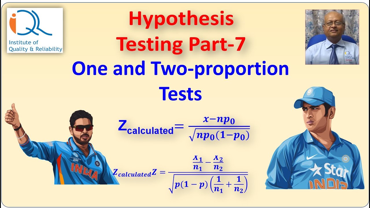Hypothesis Testing: Part-7 One and Two-proportion tests - YouTube