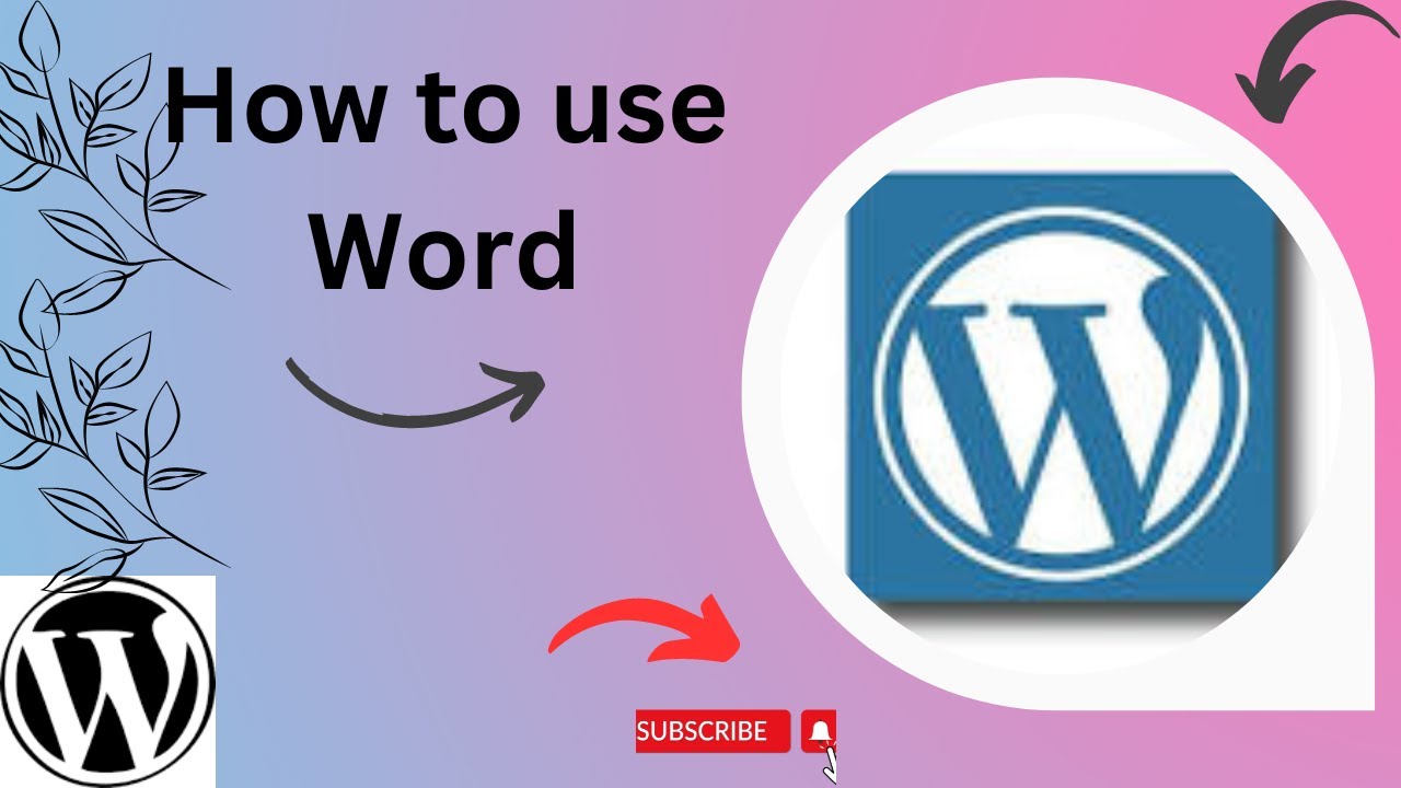 How to use Word? - YouTube