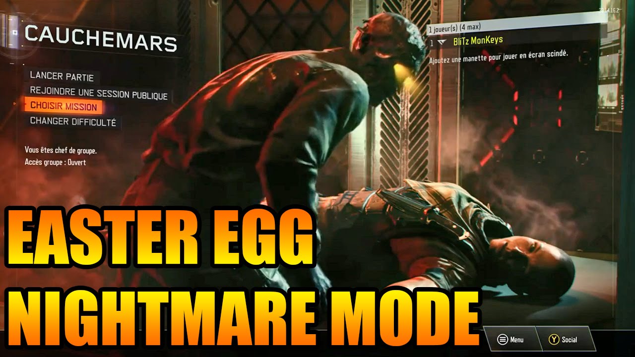 COD BO3 Easter egg: Mode "NIGHTMARE" Zombies sans finir le Solo! - YouTube