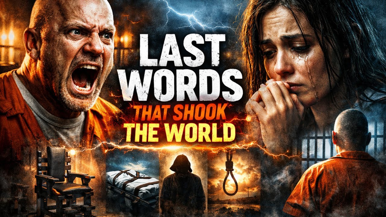 Last Words Before Execution That Shook the World | True Crime ...