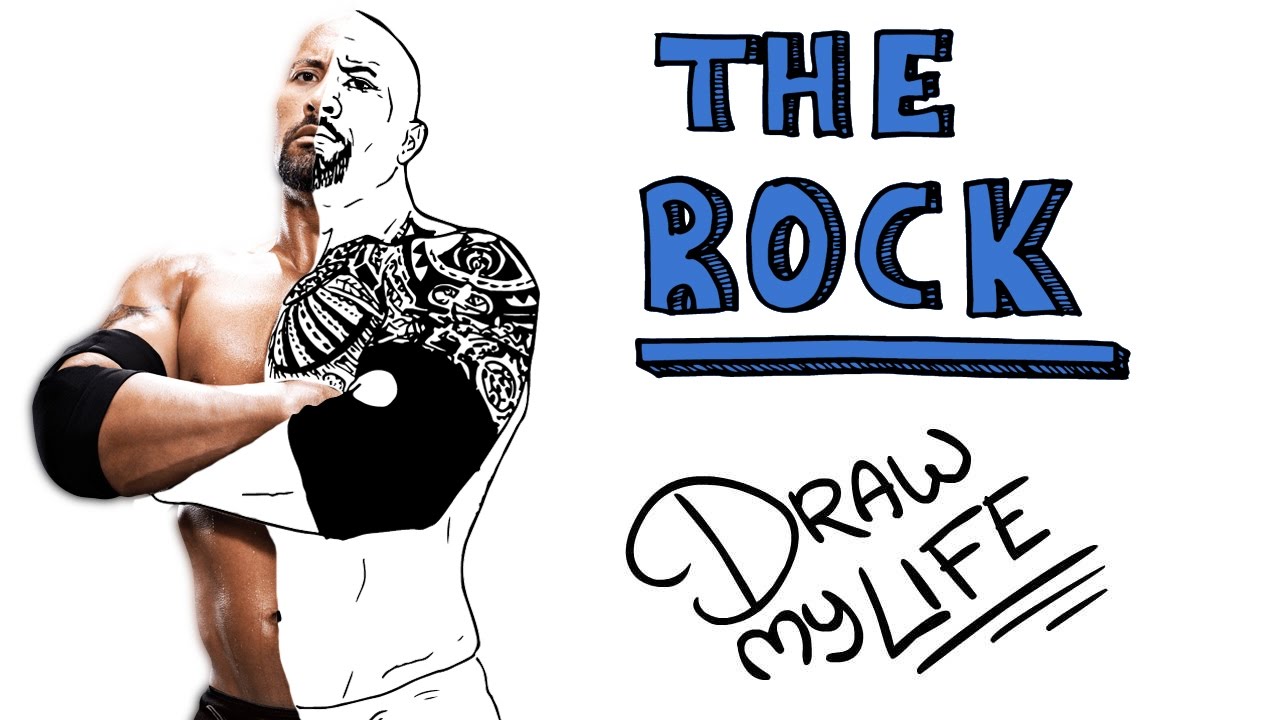 THE ROCK (DWAYNE JOHNSON) | Draw My Life - YouTube