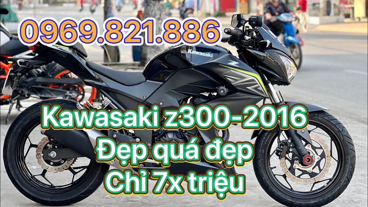 10-|Dương motor| z300 cọp và ninja 300 cũ. cùng 1 dòng xe mà chênh rá ...
