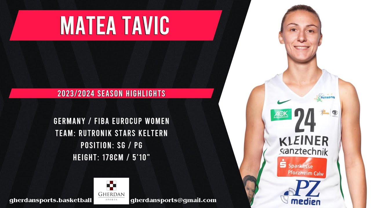 Matea Tavic Highlights 2023/2024 Season - YouTube