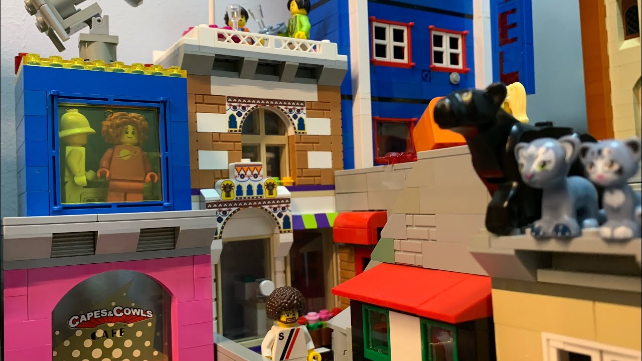 LEGO city update Indian restaurant moc - YouTube