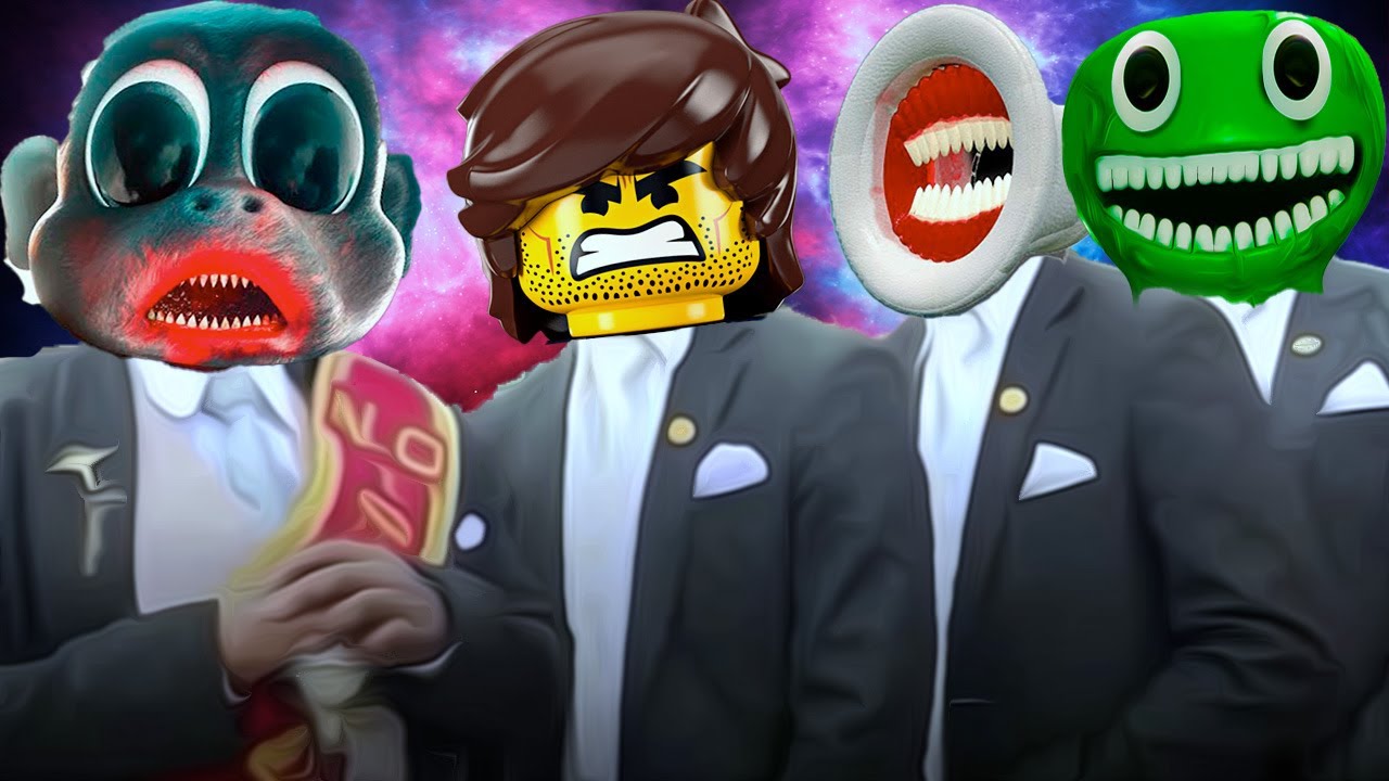 Cartoon Monkey & LEGO & MEGAPHONE Head & Garten of Banban - MEME Coffin ...