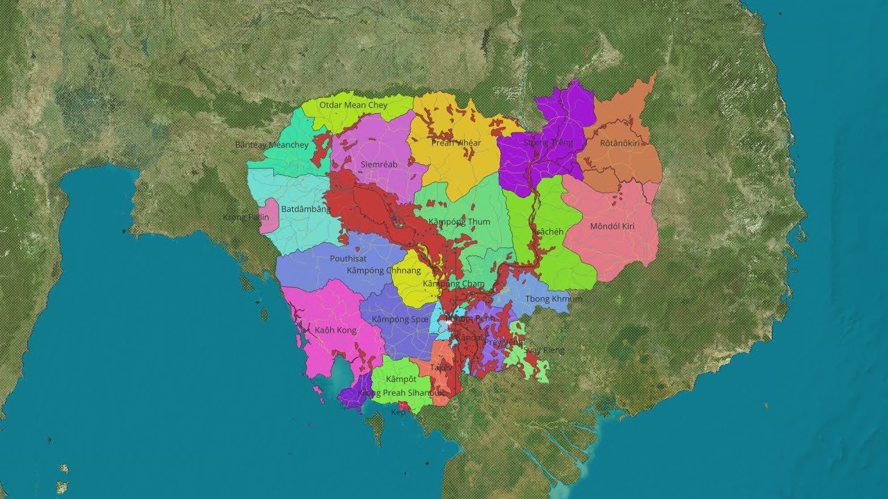 Population distribution in Cambodia (1950 -- 2022) - YouTube
