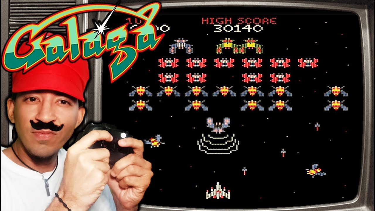 3 JUEGOS ARCADES DE NAVES DE NINTENDO | GALAGA | GALAXIAN | SPACE ...