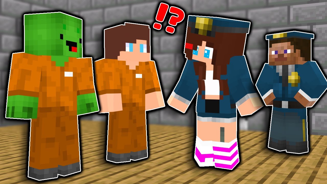 Maizen Jj Escape From Prison 2 Minecraft Animation Jj And Mikey Youtube
