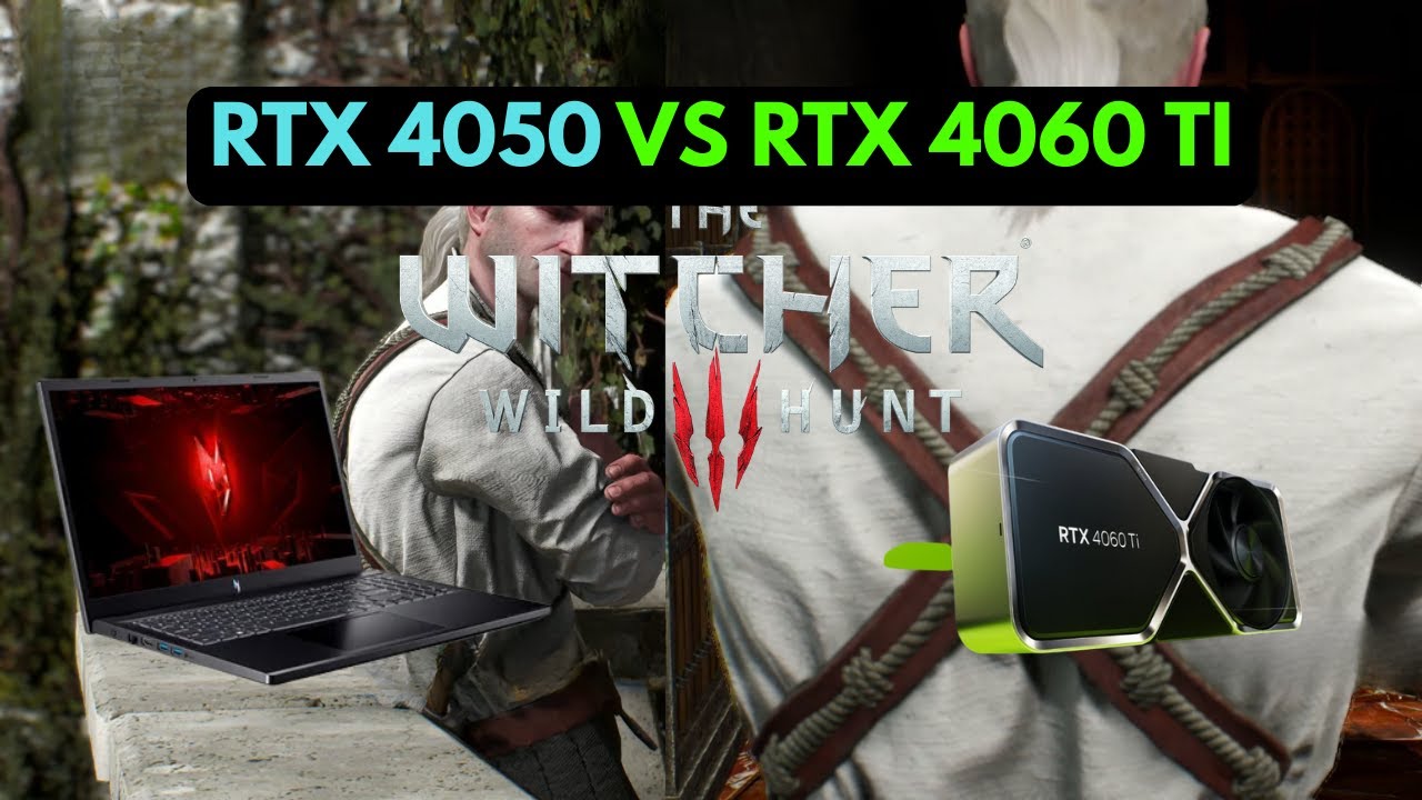 RTX 4050 vs RTX 4060 Ti em Witcher 3 Wild Hunt - YouTube