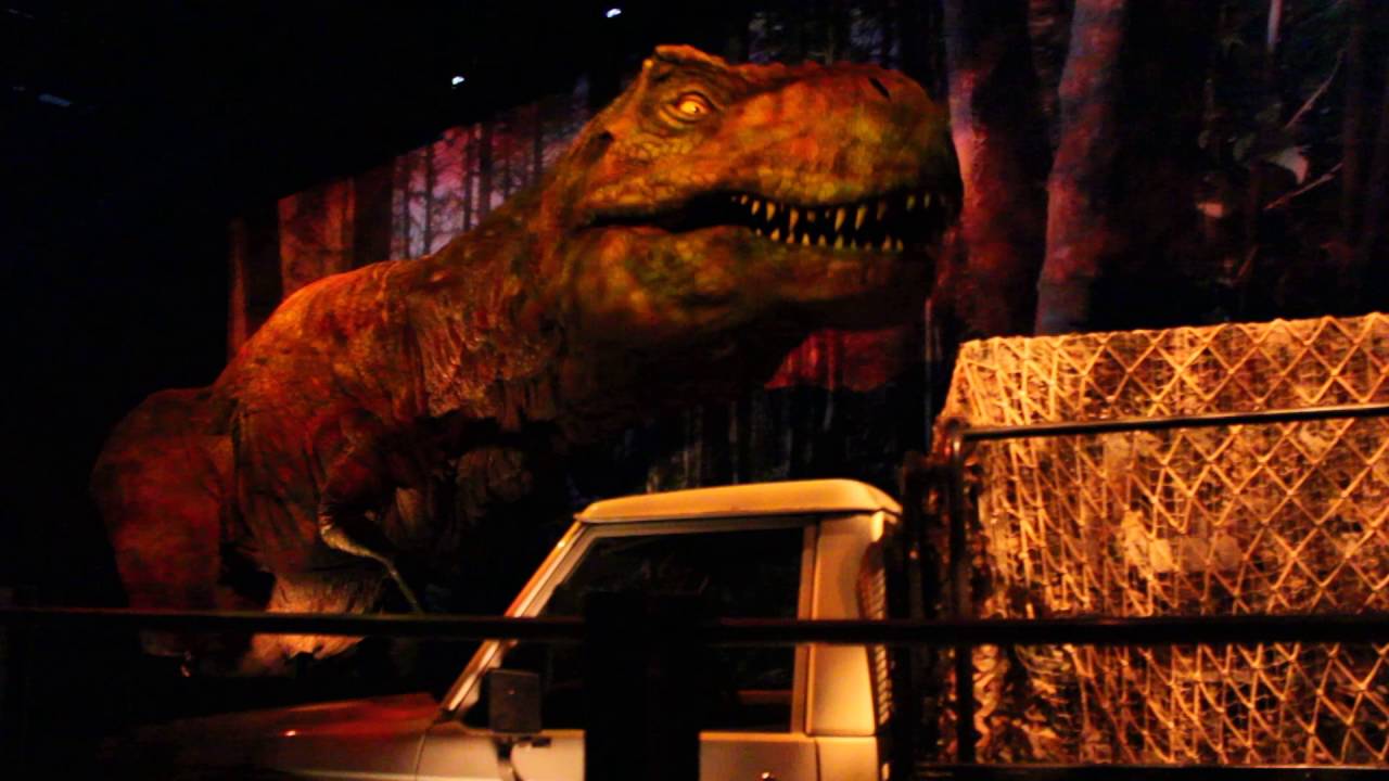 Jurassic World: The Exhibition - T-Rex feeding - YouTube