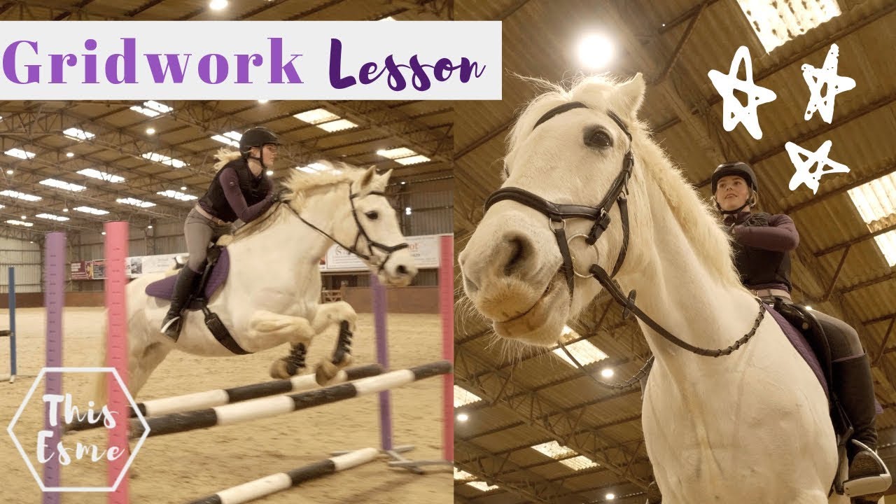 Gridwork Lesson, Horse Riding Voiceover + Giveaway | This Esme - YouTube