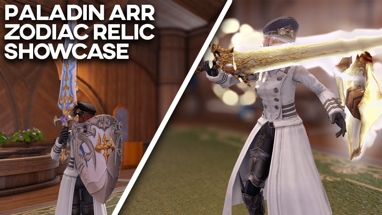 FFXIV: ARR Paladin Zodiac Weapon Showcase - YouTube