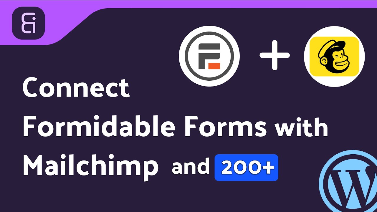 Integrating Formidable Forms With Mailchimp Step By Step Tutorial Bit Integrations Youtube 2842