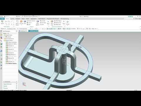 Siemens Nx- 12 Exexrcise Tutorial & NX CAD PRACTICE EXERCISE% Basic ...