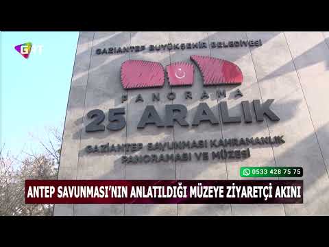 Kurtuluşun 104  yılında Antep Savunması'nın anlatıldığı müzeye ziyaretçi akını